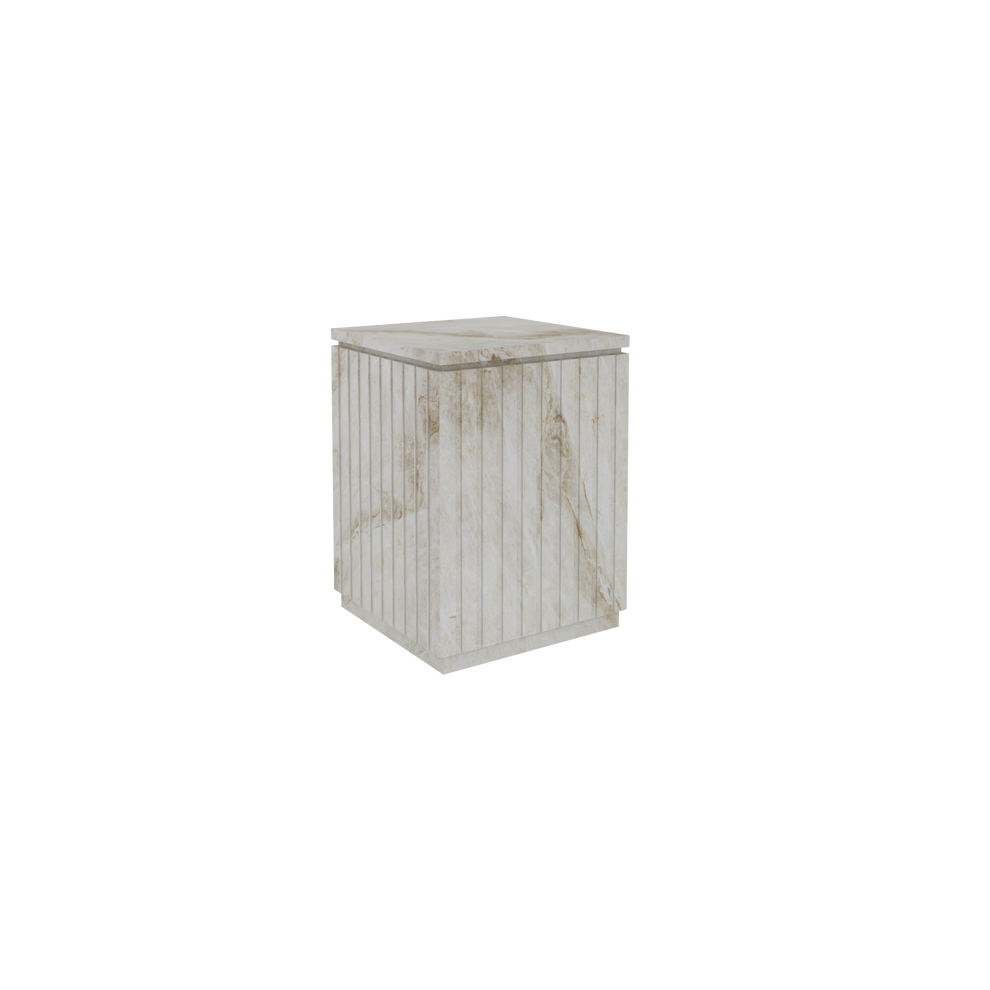 Linea Stone Side Table – Annuello